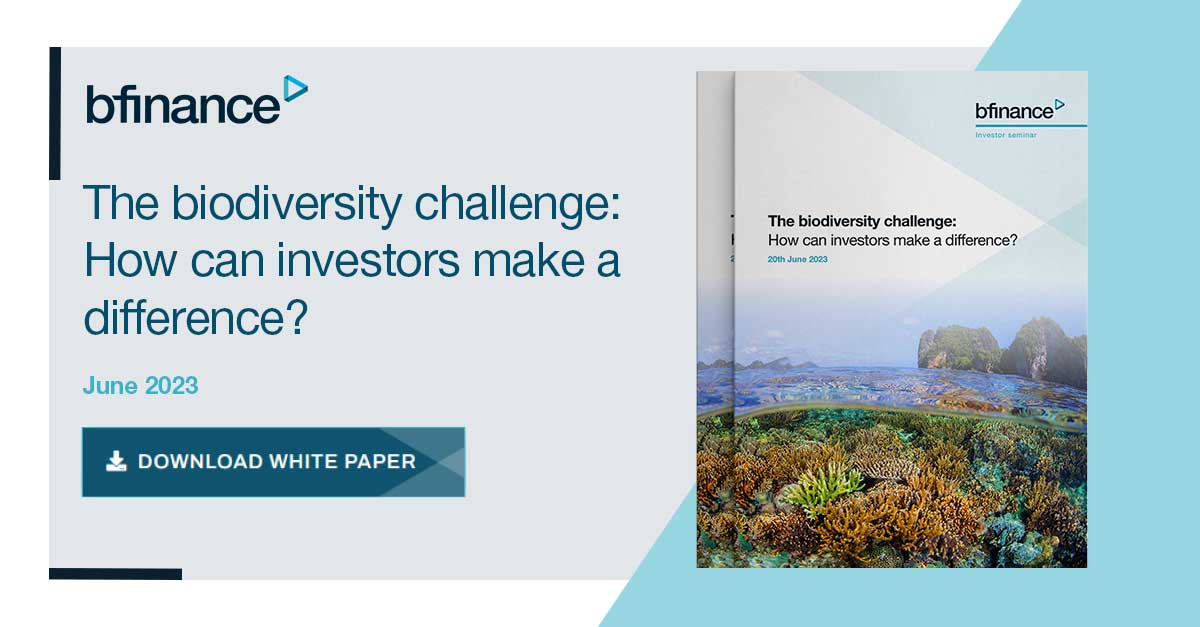 The biodiversity challenge: How can investors make a difference?