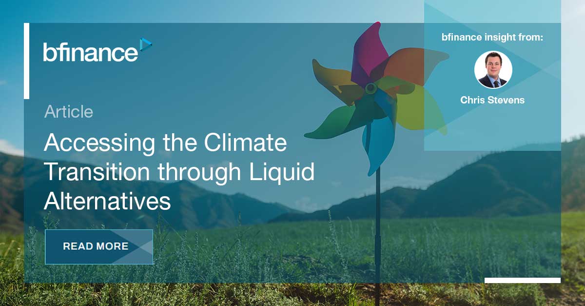 Accessing the Climate Transition through Liquid Alternatives