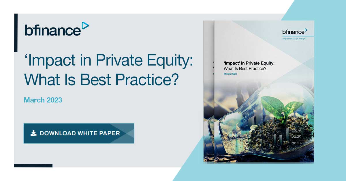 'Impact' in Private Equity: What Is Best Practice?